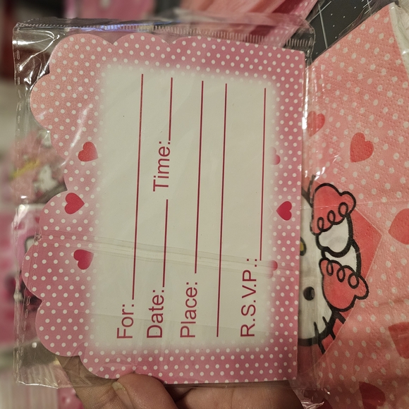 Hello Kitty | Party Supplies | Hello Kitty Pink Party Supplies Set ...